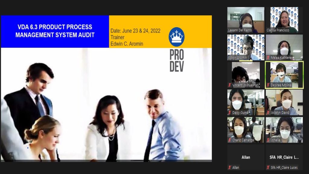 Product Process Management System Audit | ProDev Training Services