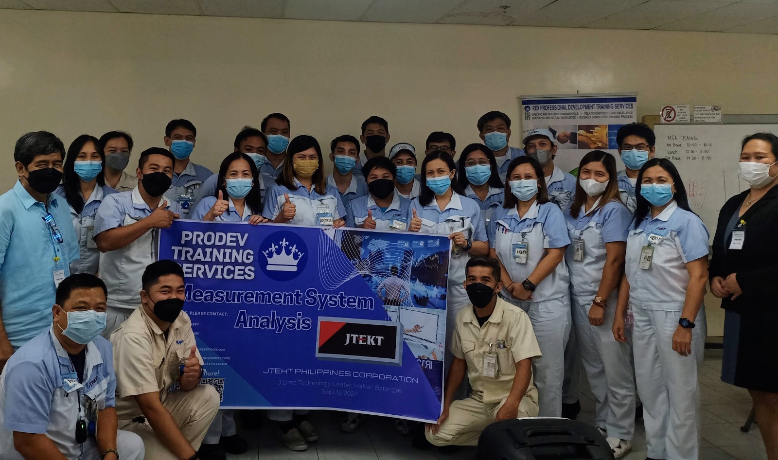 MSA Training of JTEKT Phils Corporation | ProDev Training Services