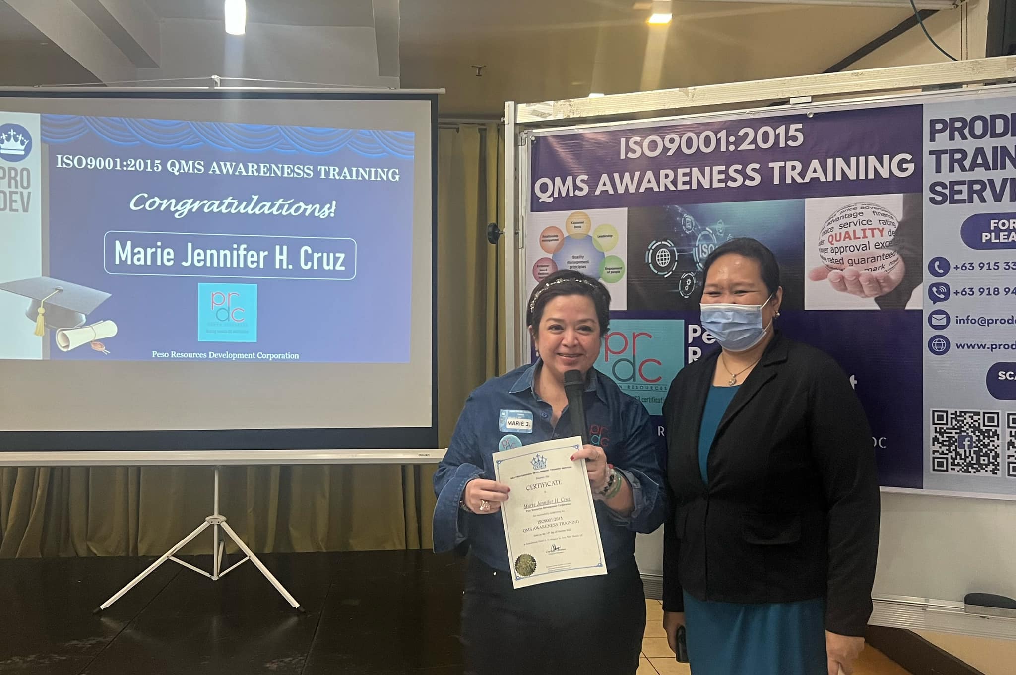 QMS Awareness Training at PESO Resources Development Corporation | ProDev Training Services