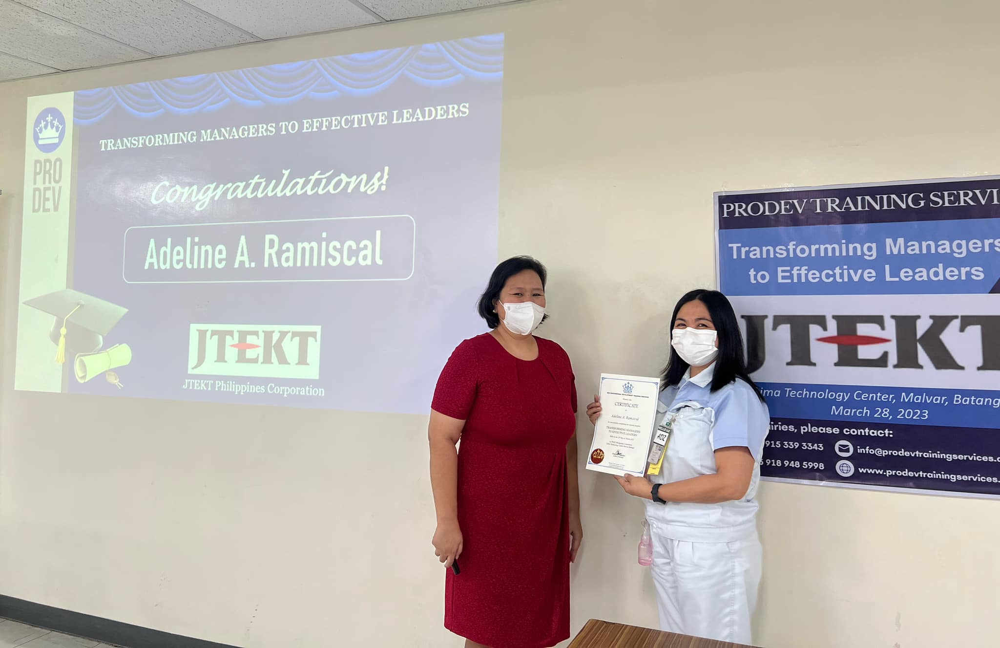 Leadership Training with JTEKT Managers | ProDev Training Services