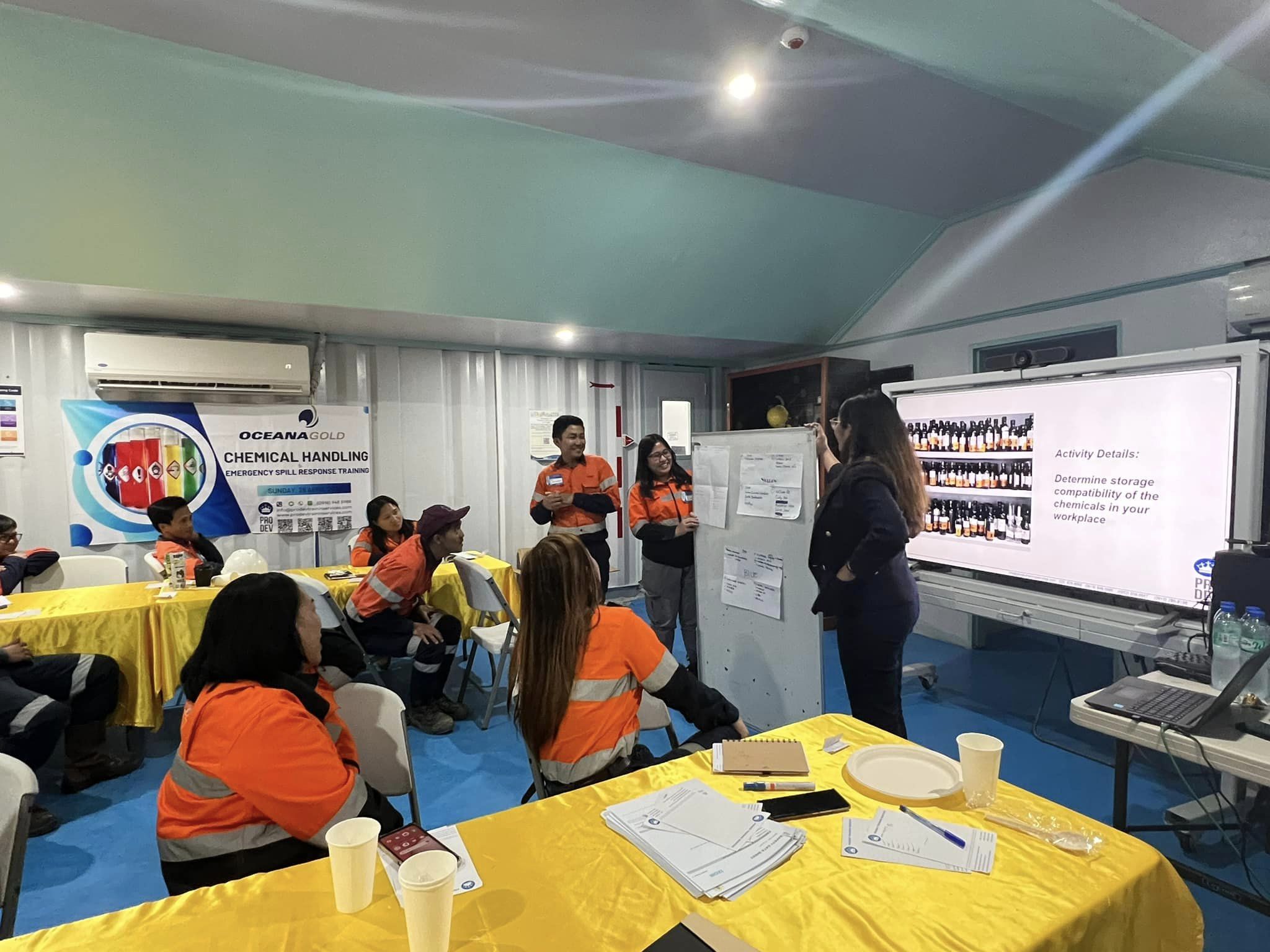 Chemical Handling and Emergency Spill Response Training with Oceana Gold (Philippines) | ProDev ...